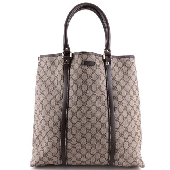 Gucci | Bags | Gucci Joy Tote Gg Coated Canvas Large Brown | Poshmark